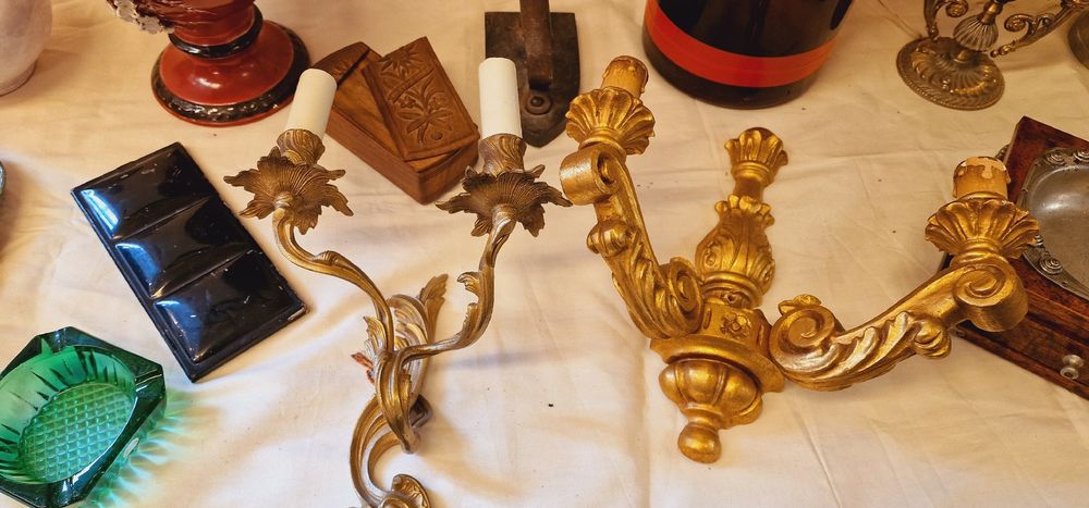 Antike Wohnaccessoires - Vasen, Lampe, Kerzenständer. Lot 4 (Gebraucht) in für CHF 10 – nur ...