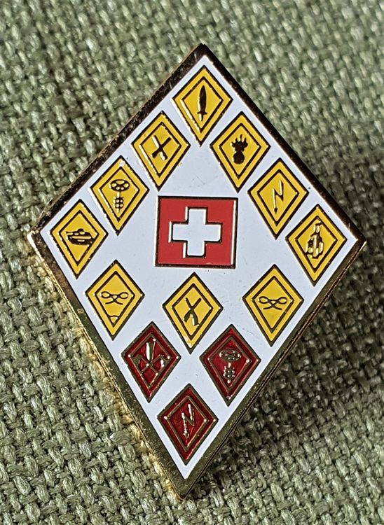 F552 - Pin Schweizer Militär Abzeichen (Gebraucht) in Reinach BL für CHF 6.1 – mit Lieferung auf ...