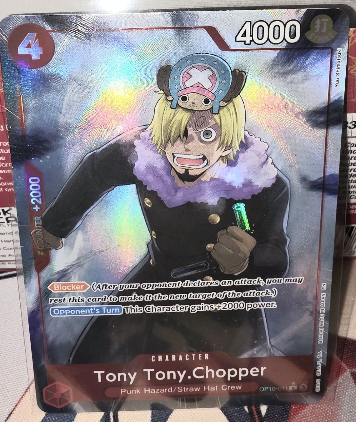 One Piece TCG: Tony Tony.Chopper OP10-011 Seltene Karte! (Neu (gemäss ...
