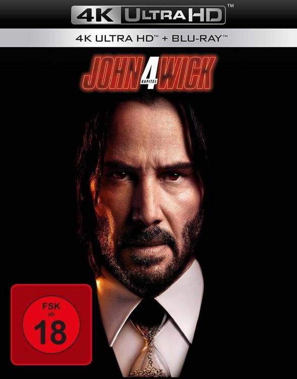 John Wick: Kapitel 4 (4K Ultra HD + Blu-ray) / wie Neu (Neu (gemäss ...
