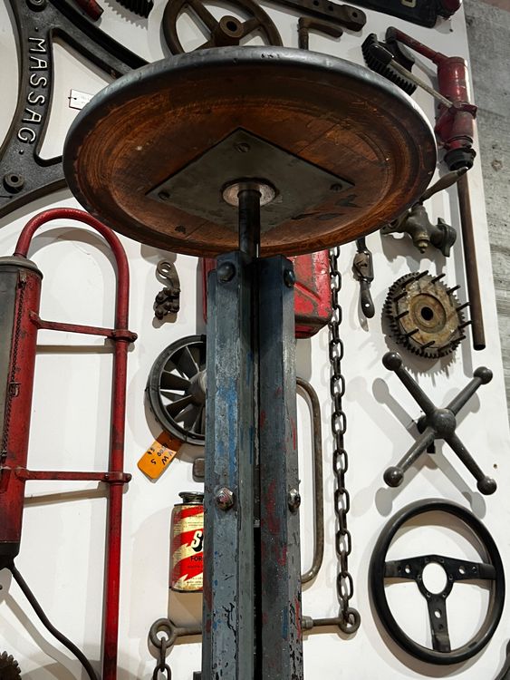 Industrie -, Werkstatt Hocker / Stuhl (Vintage / Garage #2) (Gebraucht ...