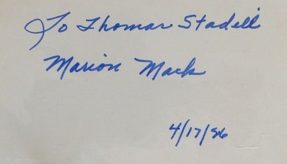 Marion Mack (1902-1989) Schauspielerin - Autogramm | Kaufen auf Ricardo