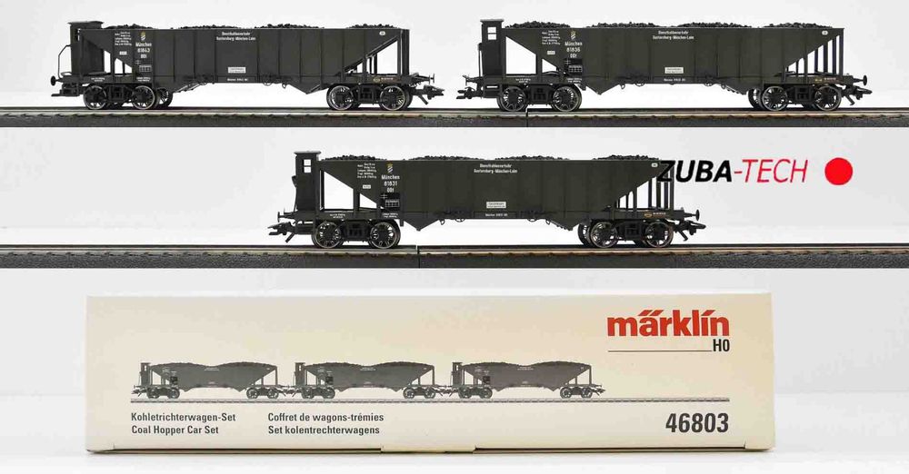 Märklin 46803 Kohlentrichterwagen-Set 3-SBB H0 WS mit OVP (Gebraucht ...