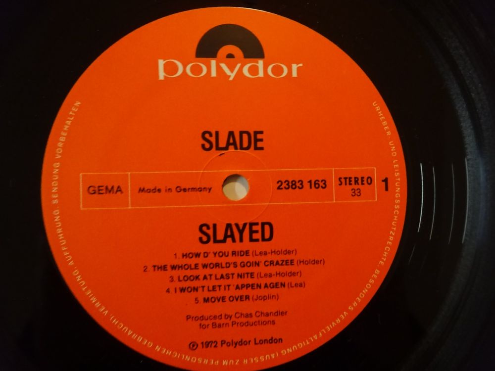 SLADE ** SLAYED ** EXCELLENT (Gebraucht) in Luzern für CHF 19.95 – mit ...