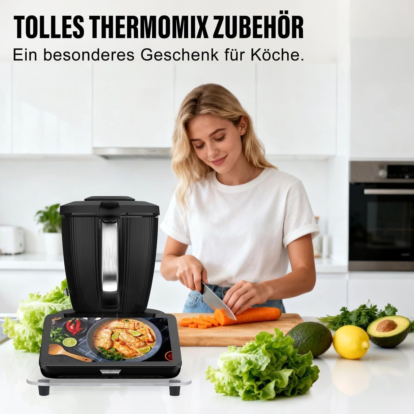Gleitbrett mit Rollen für Thermomix TM7 aus Acryl (Neu und ...