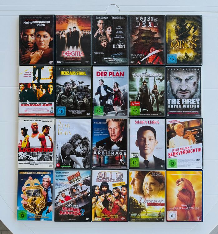 16x DVD-Filme in deutscher Sprache (Gebraucht) in Soyhières für CHF 2 ...