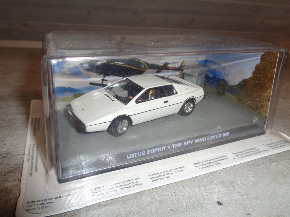 Altaya 1:43 Lotus Esprit Diorama James Bond 007 (Neu und ...