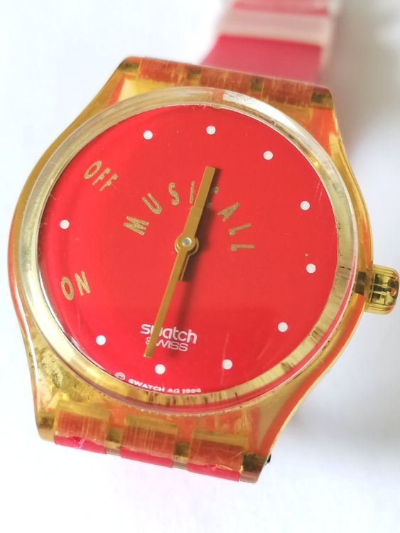 Swatch Musicall Jg. 1994 / 30 Jährige Swatch (Neu (gemäss Beschreibung ...