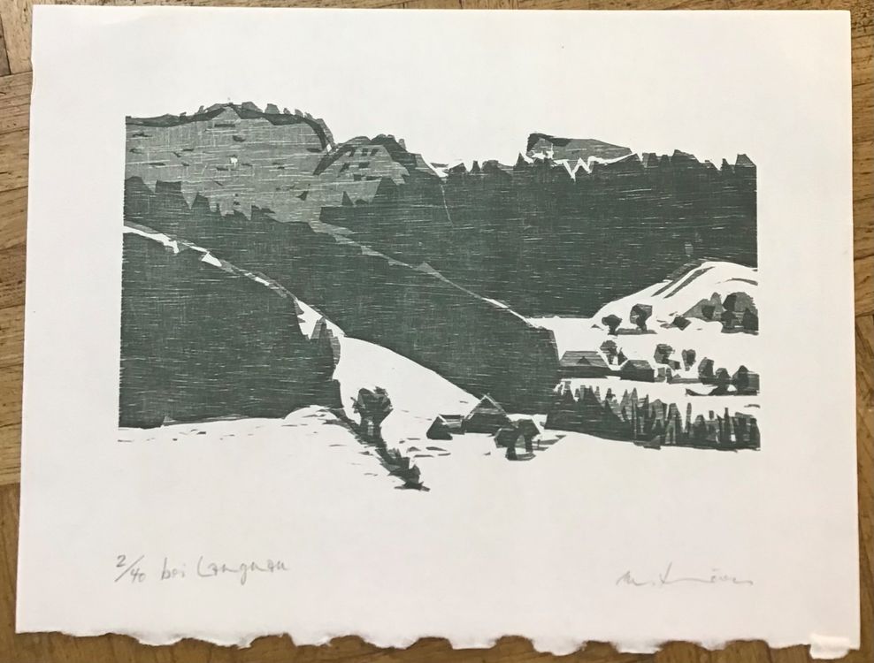 Martin THÖNEN (1934) Holzschnitt Handsigniert (Gebraucht) in Root für CHF 30 – mit Lieferung auf ...