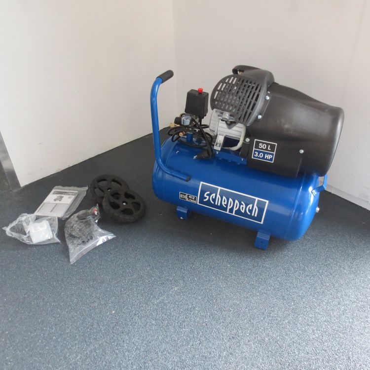 Scheppach Druckluft Kompressor 3PS - 50L | Kaufen auf Ricardo