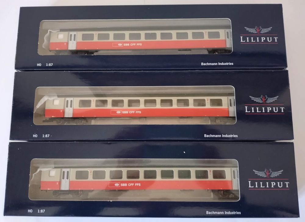 Liliput Swiss Express H0, DC, 7-teilig, neu (Neu (gemäss Beschreibung)) in Gipf-Oberfrick für ...