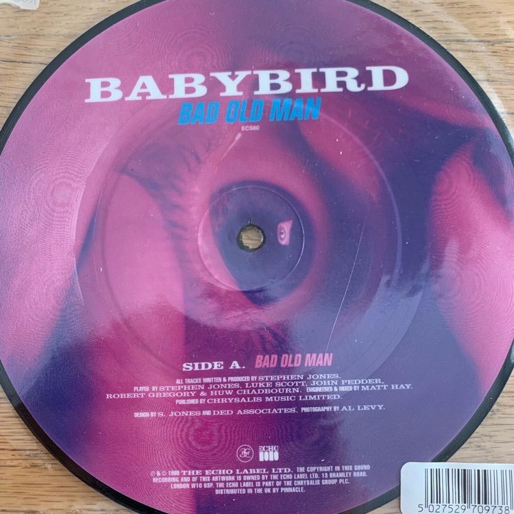 Babybird - Bad Old Man / Picture Disc- 1.UK-Press. 1998 TOP (Neu ...