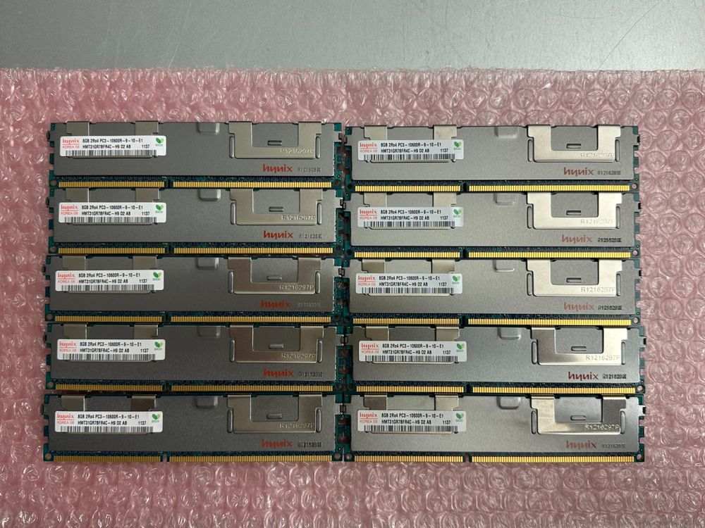 80GB RAM (10x 8GB) PC3-10600R, PN: 500205-071 | Kaufen auf Ricardo