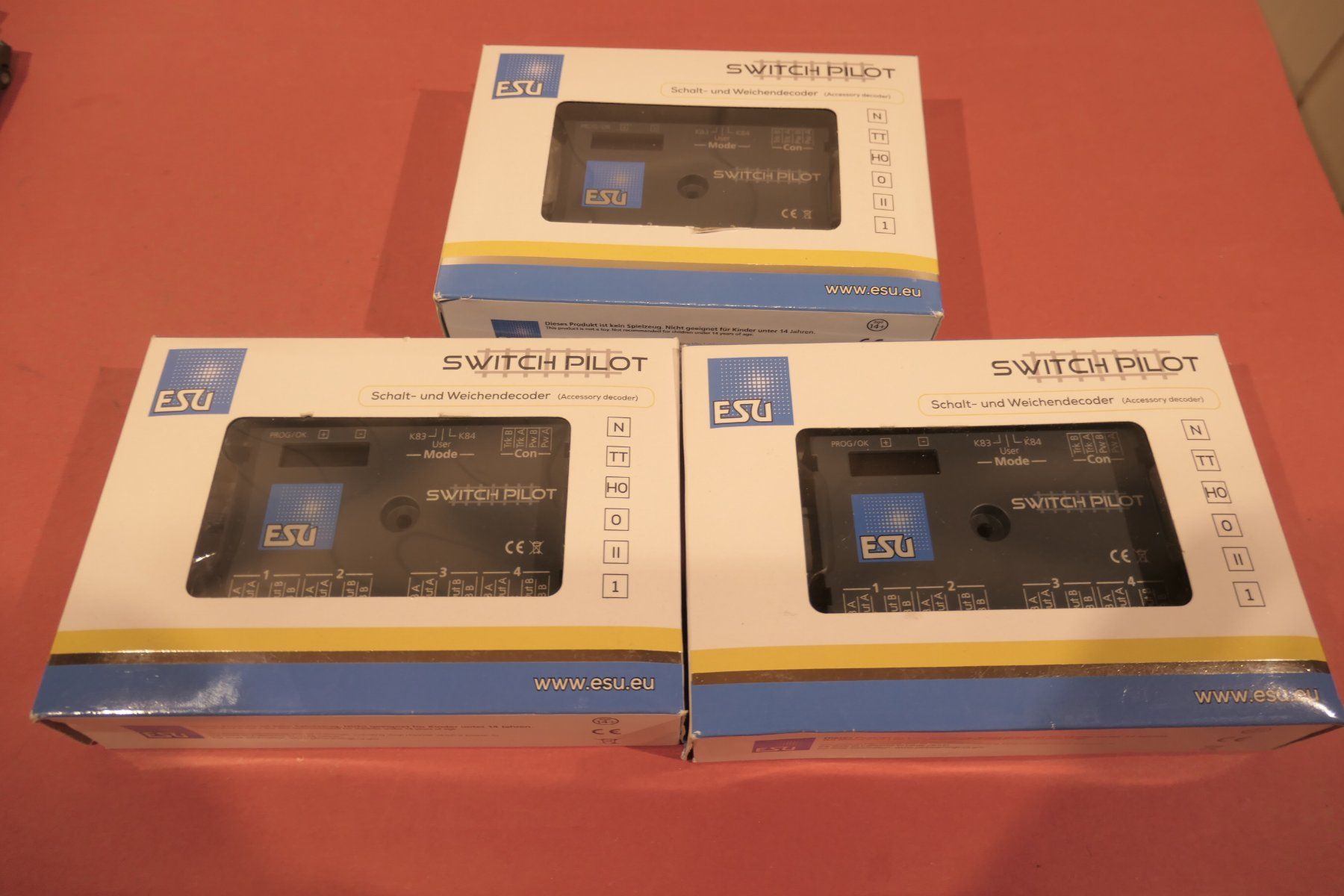3x ESU Schalt- und Weichendecoder Switch Pilot, neu (Neu und ...