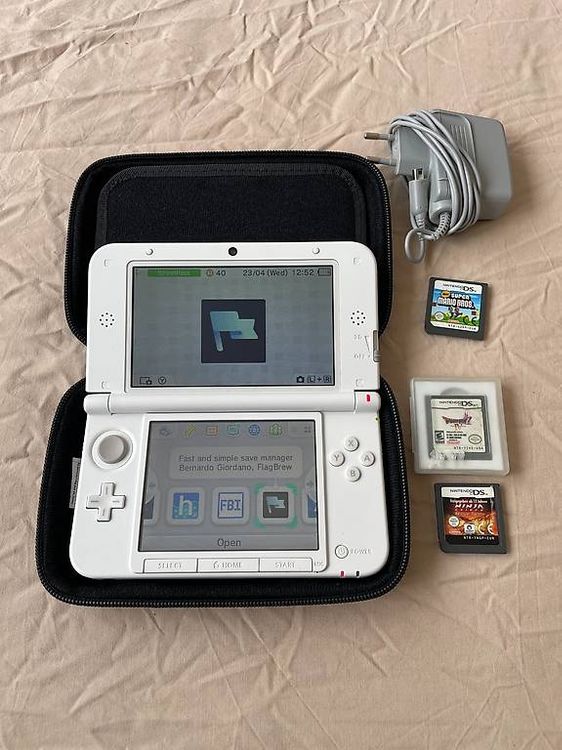 Nintendo 3DS XL Jailbroken (Weiss) + Zelda, Mario, FE, ... (Gebraucht ...