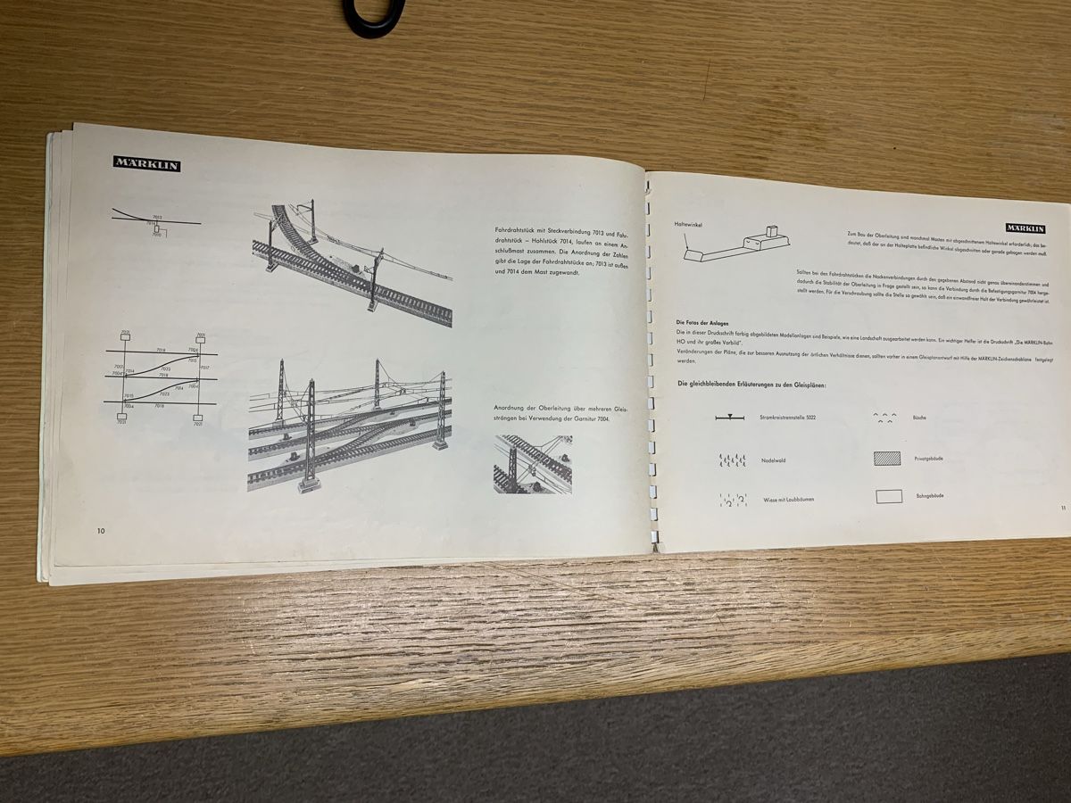 Märklin Gleisplan Buch von 1966,gut erhalten,für M-Gleis,My4 (Gebraucht ...
