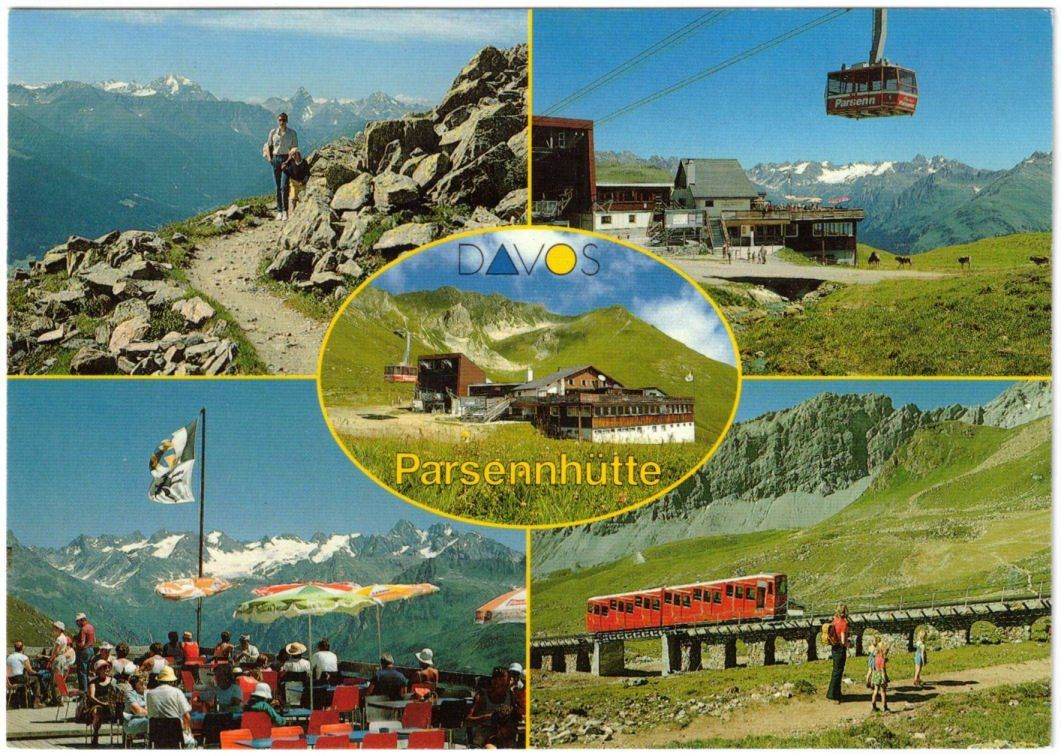Davos - 5 Bild AK Parsennhütte (Gebraucht) in Binningen für CHF 1 – mit ...