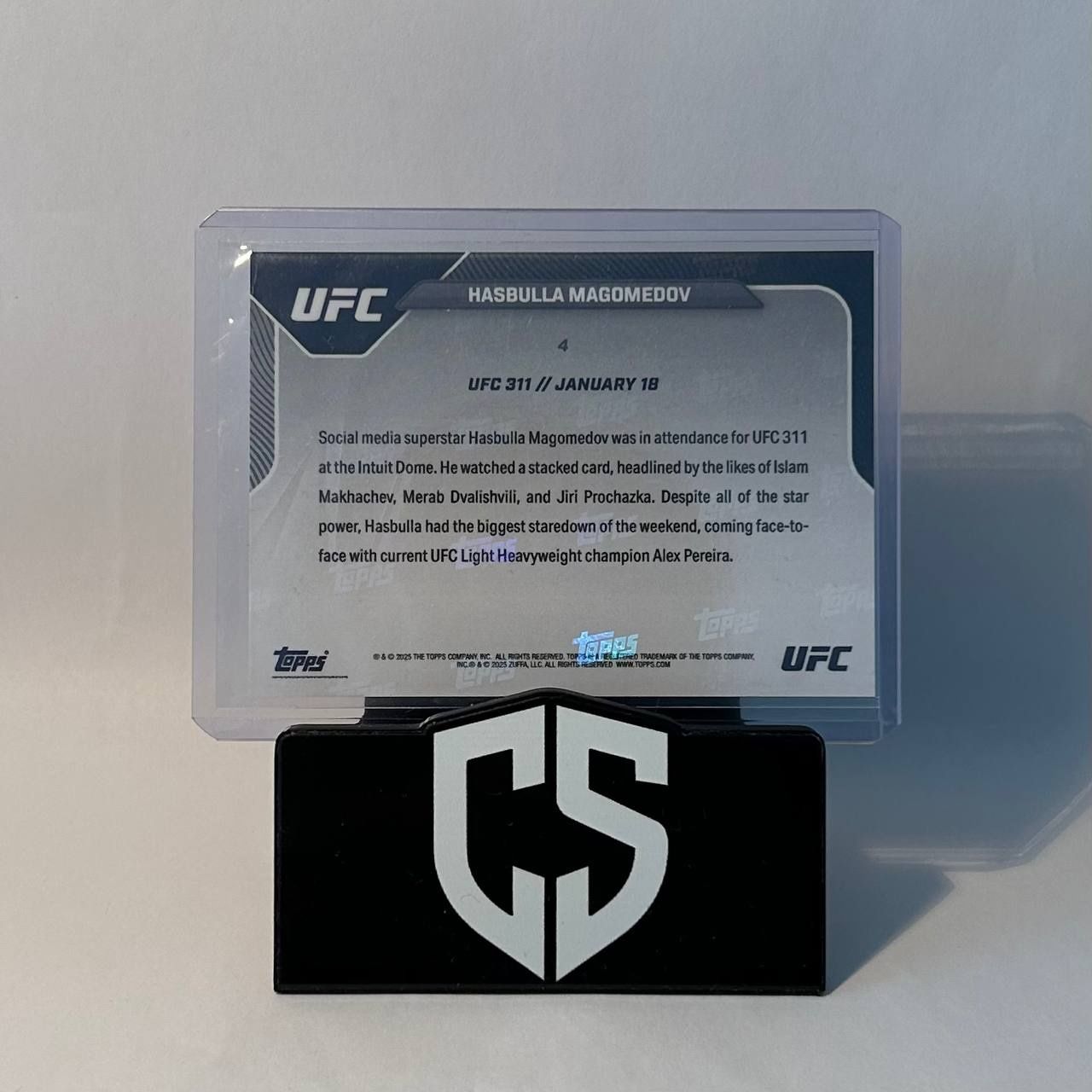 2025 TOPPS NOW UFC - HASBULLA MAGOMEDOV at UFC 311 (Gebraucht) in ...