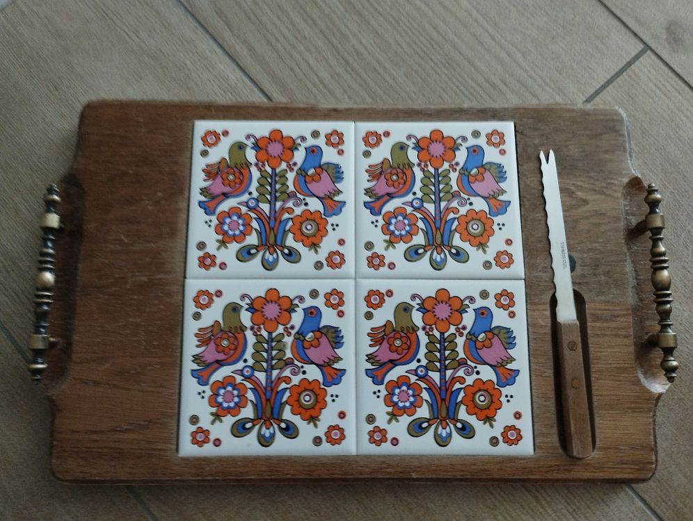 Gale Craft Japan, Cheese board with Bird motif ceramic (Gebraucht) in ...