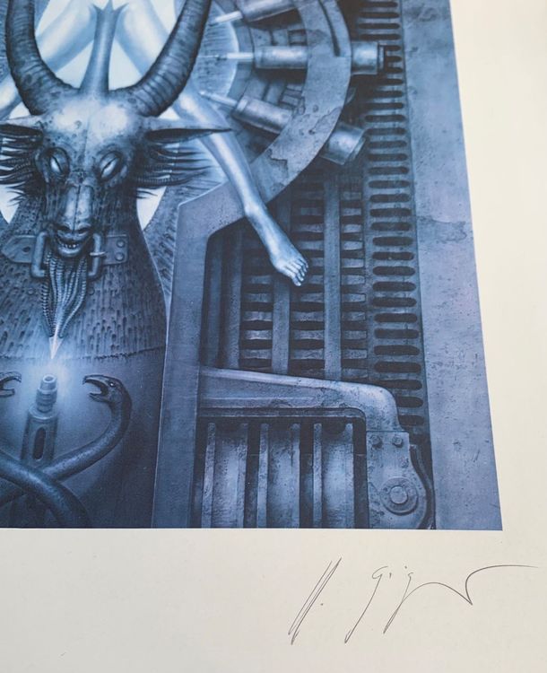 H. R. Giger Lithographie Handsigniert | Kaufen auf Ricardo
