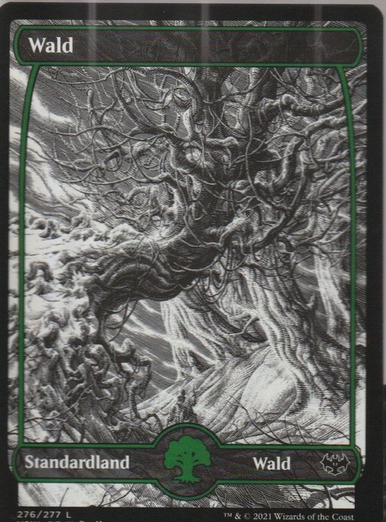 TCG Magic The Gathering MTG De VOW 276 BASIC LAND Wald (Neu (gemäss ...