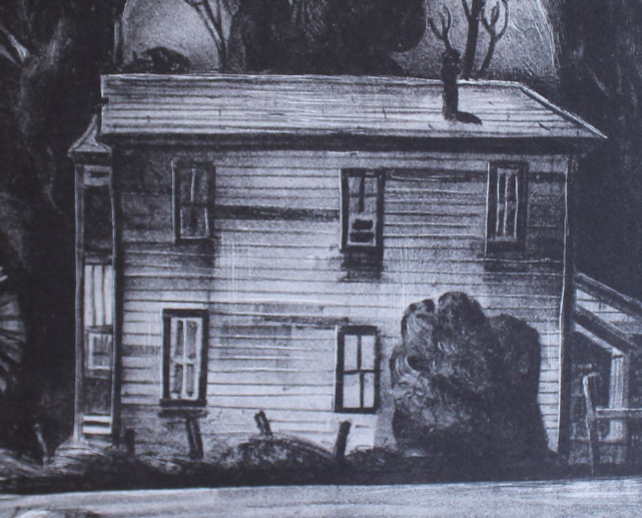 Warren Newcombe 1894-1960 Lithographie La Casa 1934 handsig. (Gebraucht ...