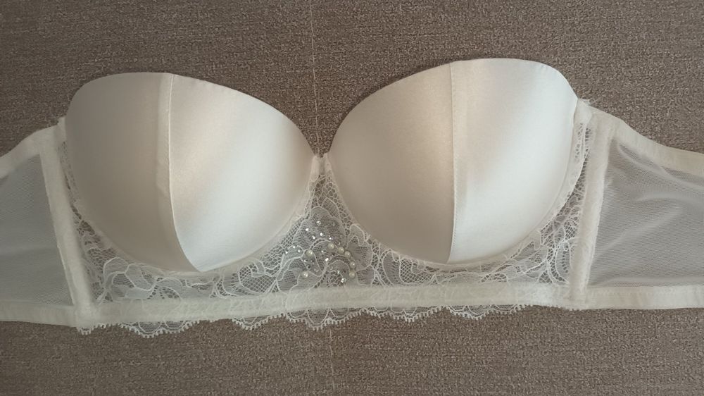 Neu! PUSH-UP BH schulterfrei mit SEIDE Gr. 3/80A INTIMISSIMI (Neu und ...
