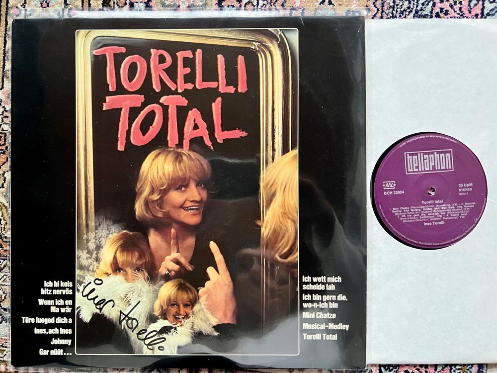 Ines Torelli – Torelli Total - SIGNIERTE LP GEWASCHEN (Gebraucht) in Unterseen für CHF 23.9 ...