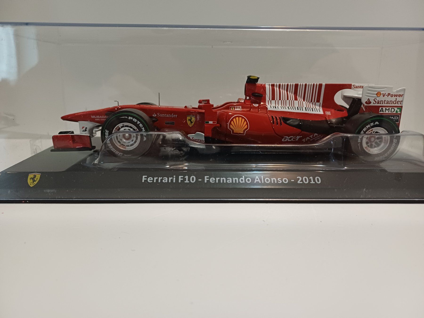 S26 1/24 F1 Ferrari F10 Alonso 2010 Altaya Centauria Panini (Usato) a ...