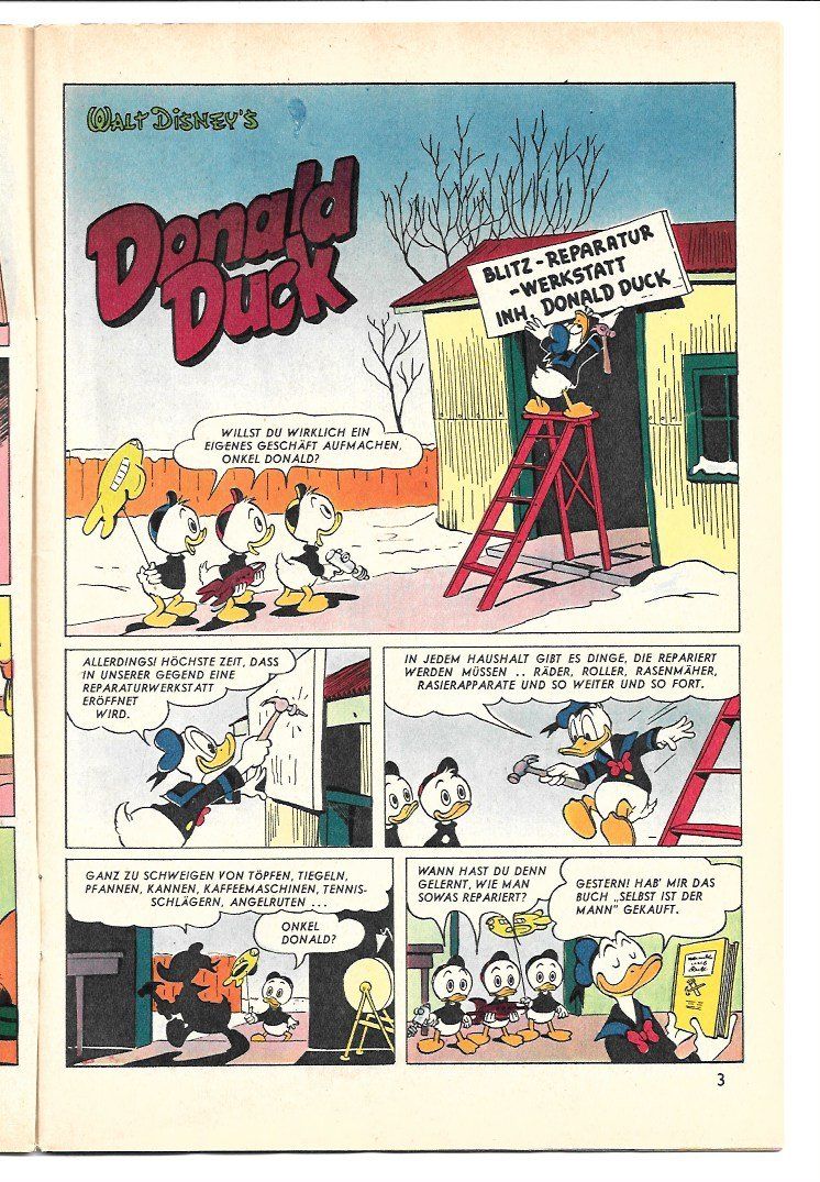 Micky Maus 1954 Heft 9, Carl Barks Cover und Donald Story | Kaufen auf ...