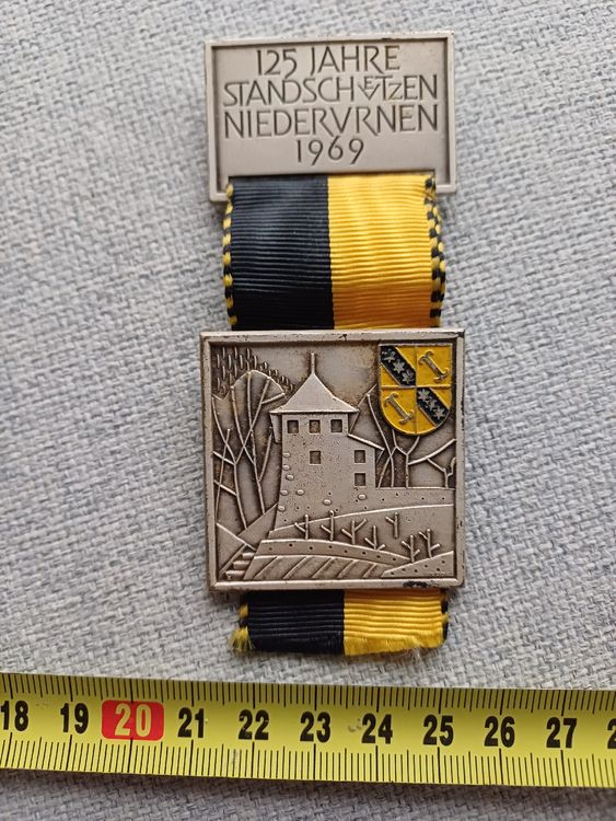 Glarus 1969 Swiss Shooting Festival Badge Niederurnen (Gebraucht) in Zürich für CHF 1 – mit ...