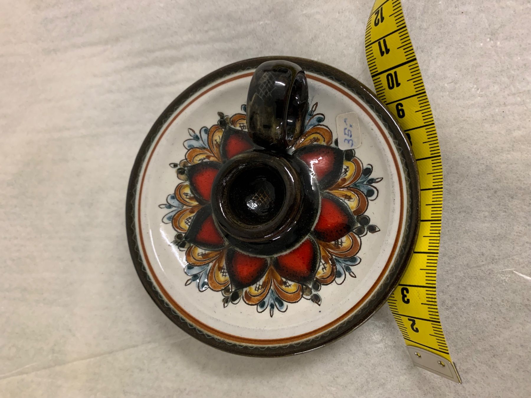Keramik Kerzenhalter Handarbeit Vintage Retro 70er Jahr Ki8 (Neu ...
