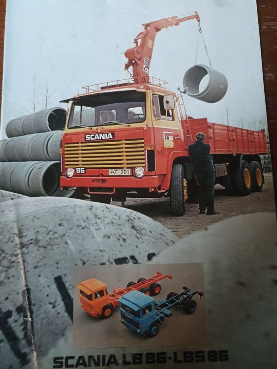 Scania LB 86 LBS 86 Prospekt 1975 ZZ | Kaufen auf Ricardo