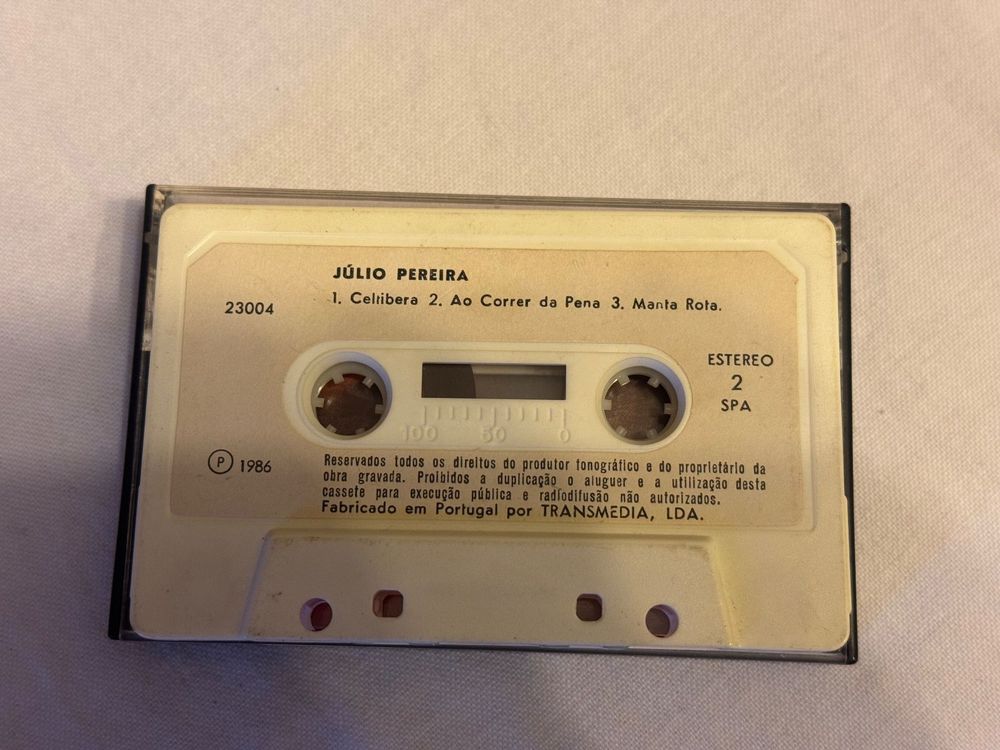 Cassette Julio Pereira Os sete instrumentos 📼🎶(41) (Usato) a la Chaux ...