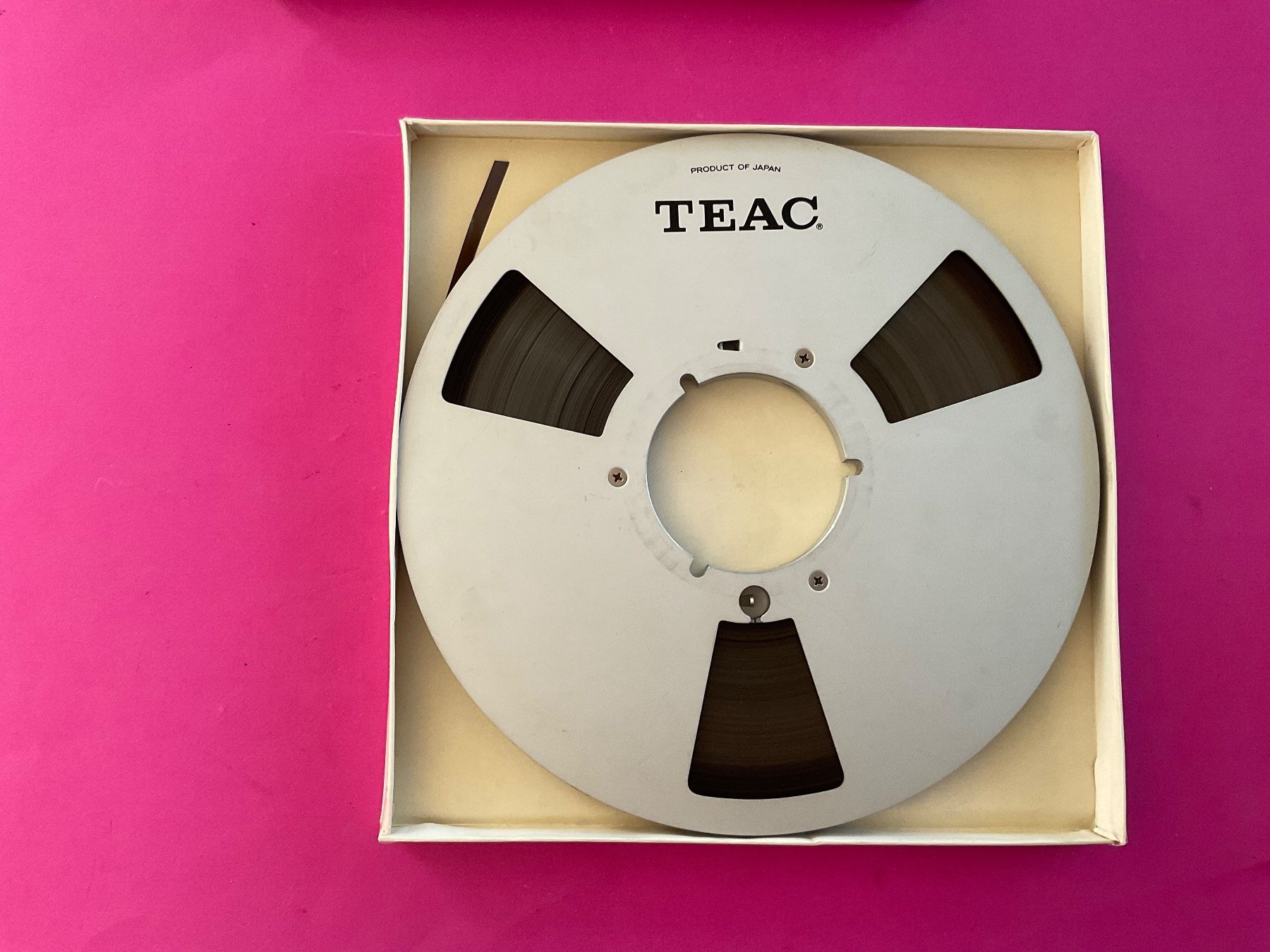 TEAC NAB Spule mit Band für ReVox ,Teac,Nagra,Studer ,Akai (Gebraucht ...