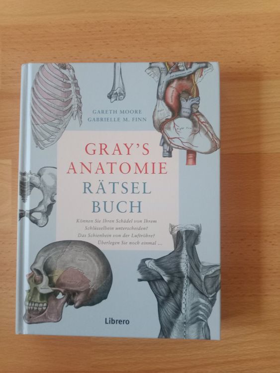 Gray's Anatomie Rätselbuch Rätsel Medizin Körper Gesundheit (Gebraucht) in Wangen b. Olten für ...