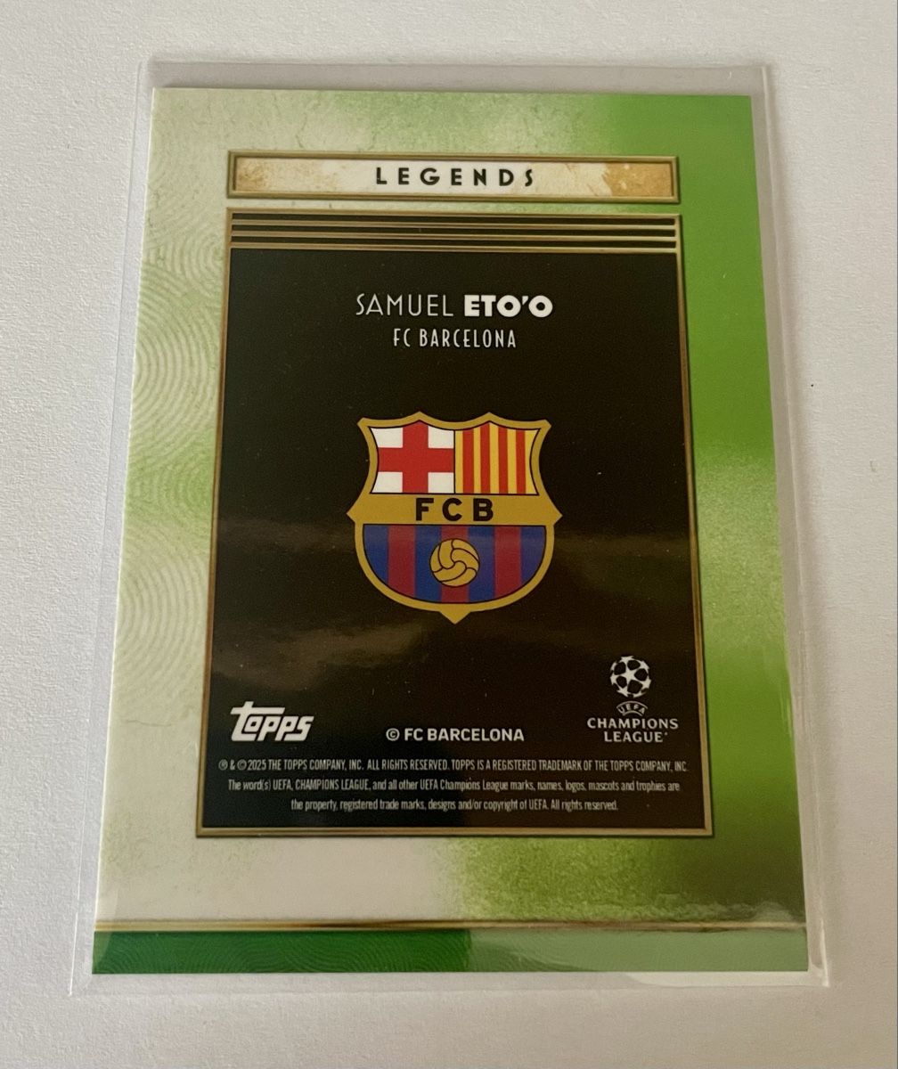 Samuel Eto’o 26/75 – Topps Deco 2025/26 (Neu (gemäss Beschreibung)) in ...