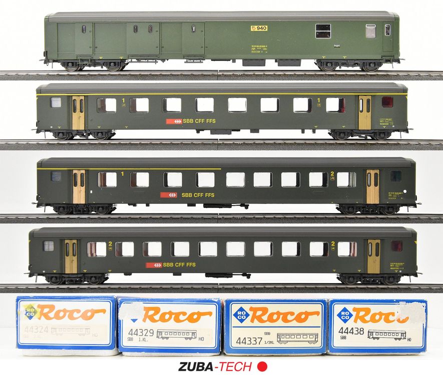 Roco 4x EW II Personenwagen der SBB H0 GS mit OVP | Kaufen auf Ricardo