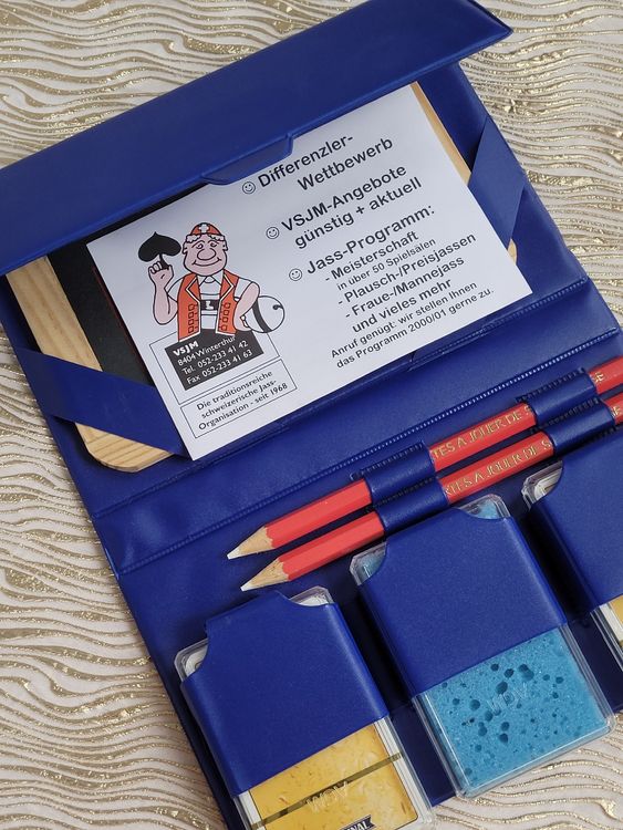 🔵 Neuwertiges CALANDA Jass-Set (Neu (gemäss Beschreibung)) in Buttikon ...