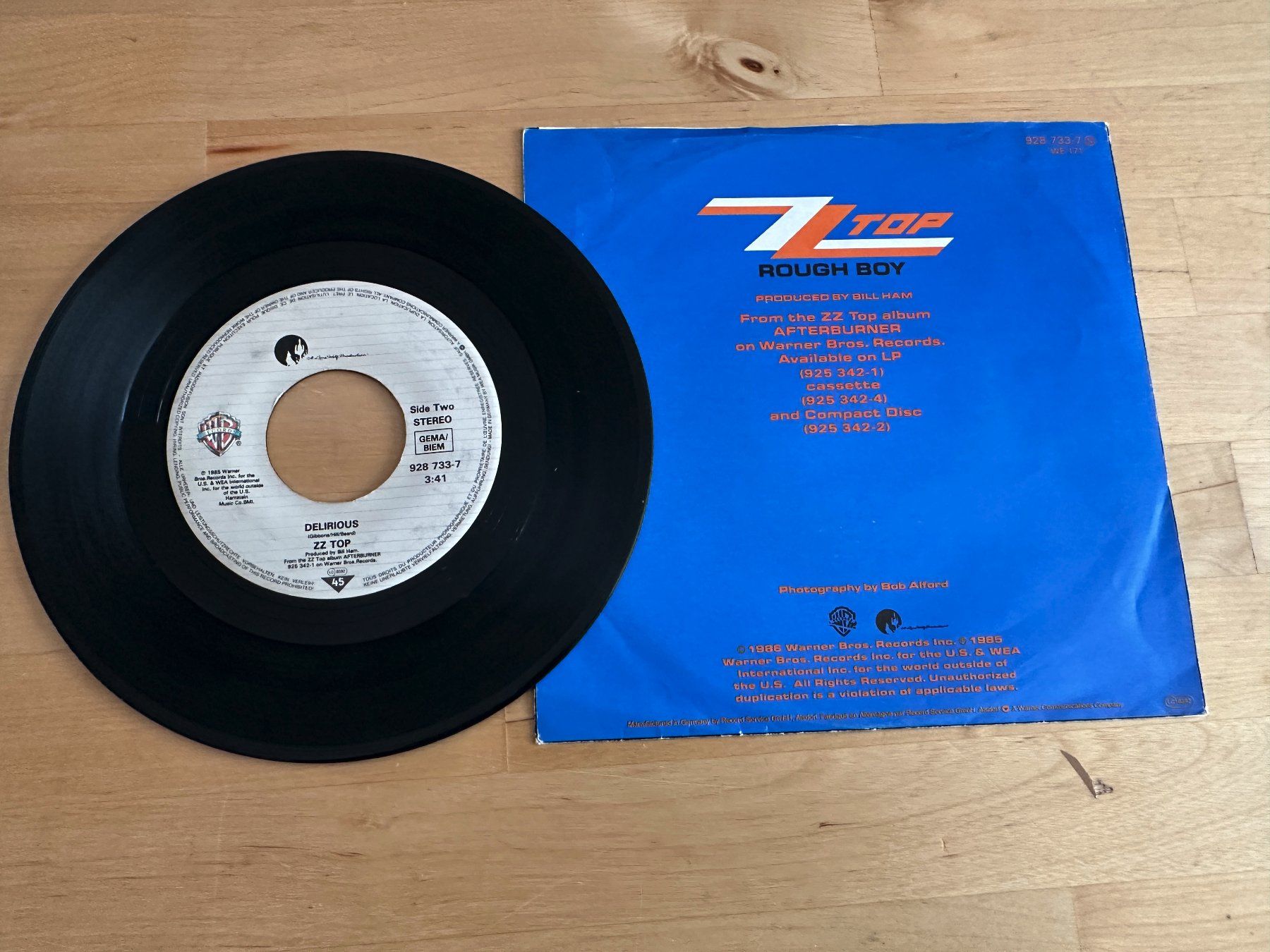 ZZ TOP rare Single Rough boy Kult BILLY GIBBONS 80's Top (Gebraucht) in Basel für CHF 8 – mit ...