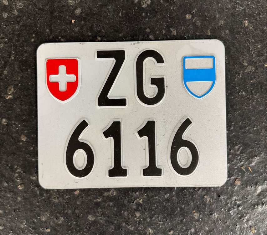 ZG 6116 Motorrad Kennzeichen (Gebraucht) in Cham für CHF 590 – nur ...