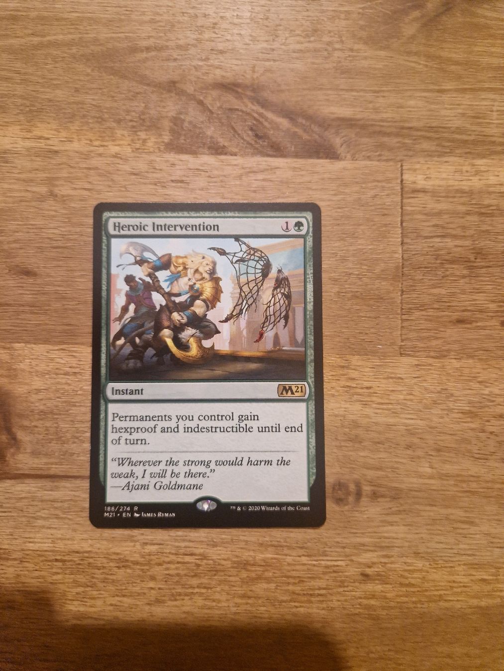 MTG Heroic Intervention - Core Set 2021 - M21 Rare Card (Neu (gemäss ...