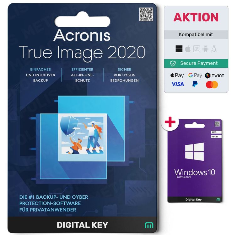 Acronis True Image 2020 + Windows 10 Professional | Kaufen auf Ricardo