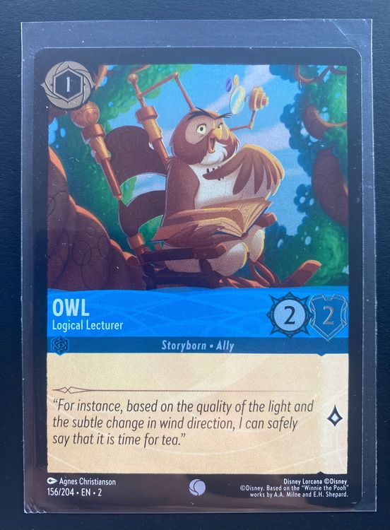 Lorcana FOIL OWL 156/204 EN-2 Common (Gebraucht) in Lugano für CHF 0.6 – mit Lieferung auf ...