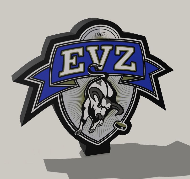 Lightbox lumière led Hockey EVZ ZOUG (Neuf (Voir description)) à ...