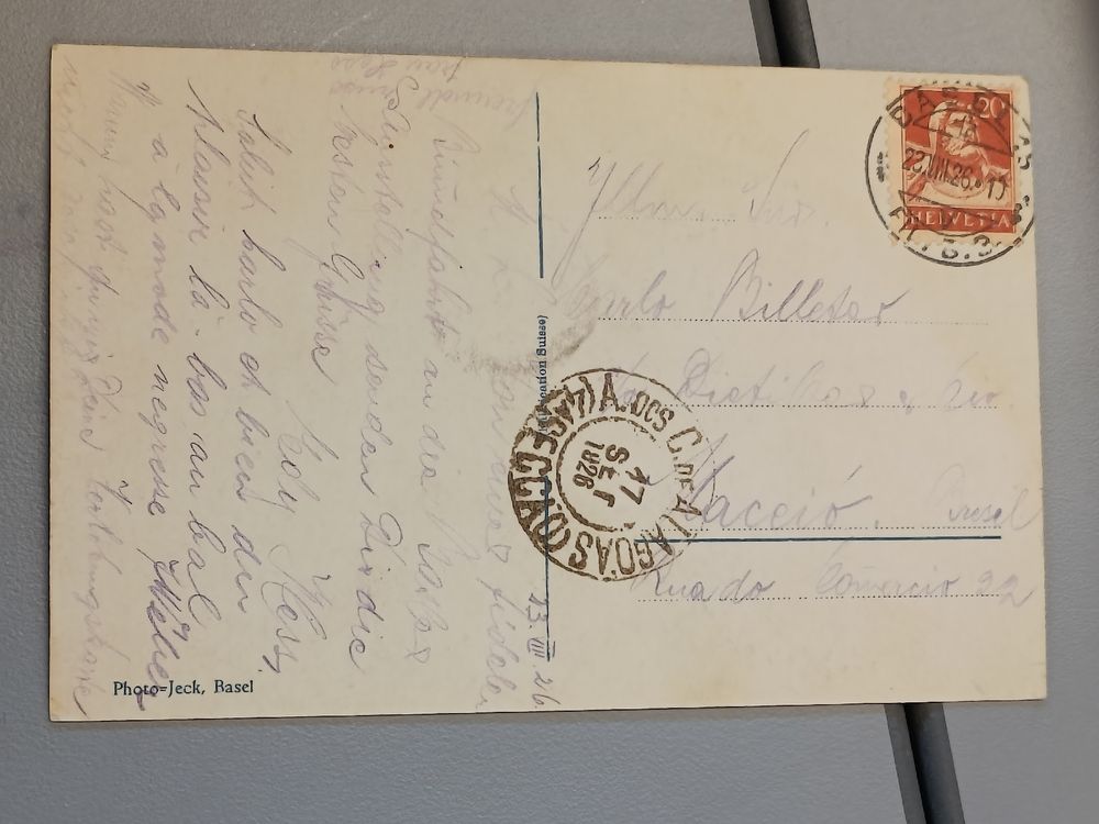 Echt Photo Karte / Binnen Schiffahrts Ausstellung Basel 1926 (Gebraucht ...