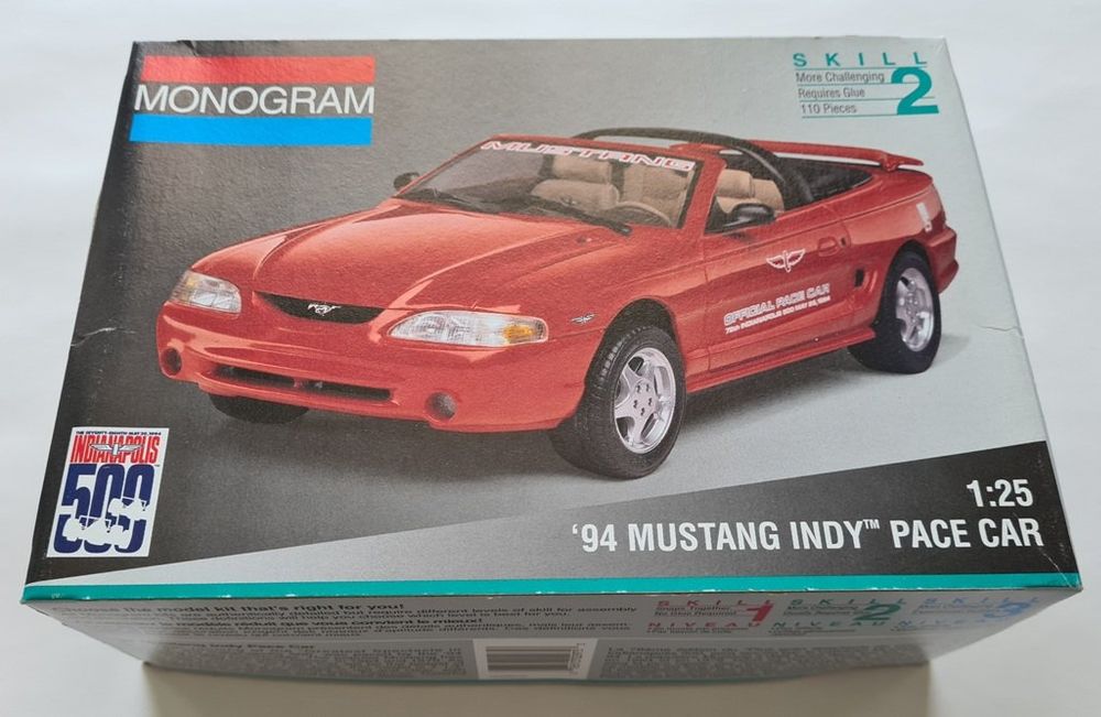 Ford Mustang GT «1994 Indianapolis Pace Car» - Monogram 1/25 (Neu ...