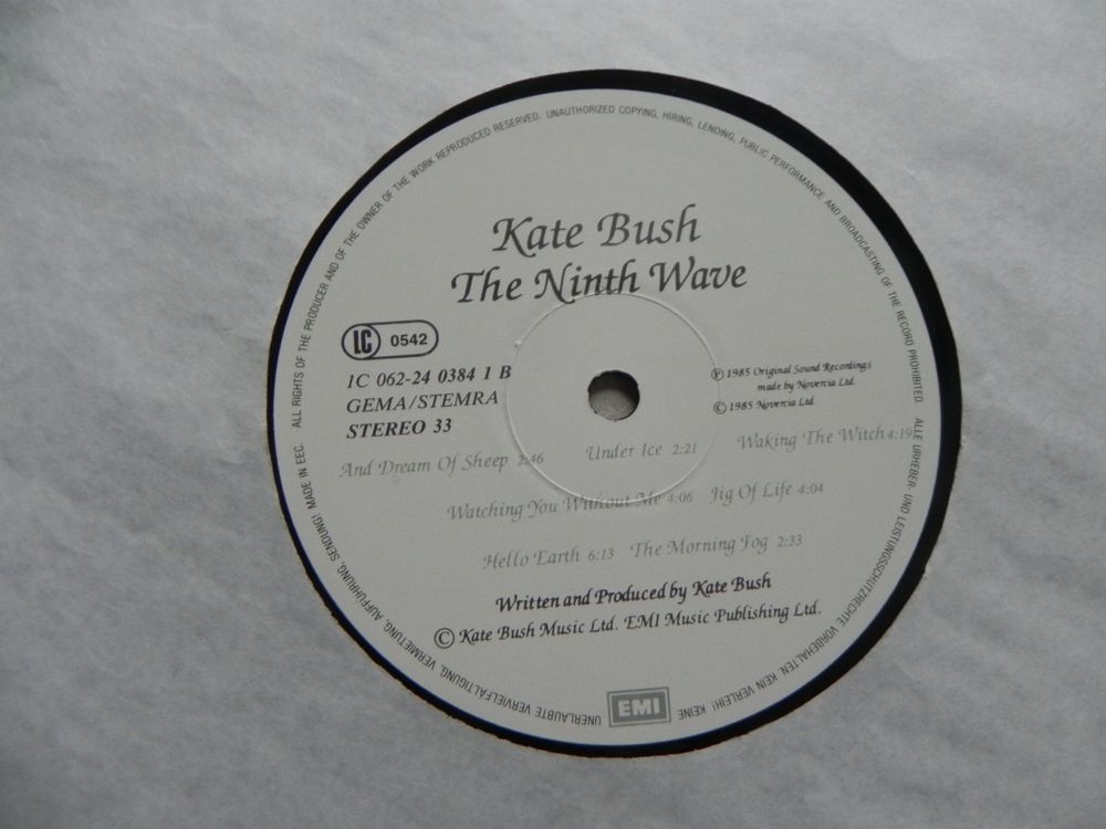 LP brit. Rock Pop Sängerin Kate Bush 1985 Hounds of Love | Kaufen auf ...