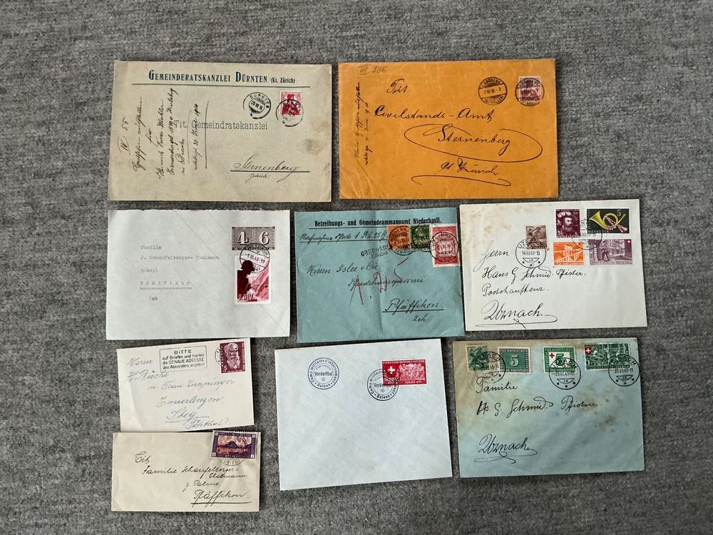 Alte Briefe, Sammlung Schweiz, Vintage! (Gebraucht) in Jona für CHF 10 ...