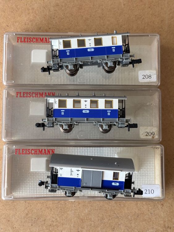 3x Fleischmann Personenwgen + Gepackwagen (Neu (gemäss Beschreibung)) in Hauterive NE für CHF 50 ...